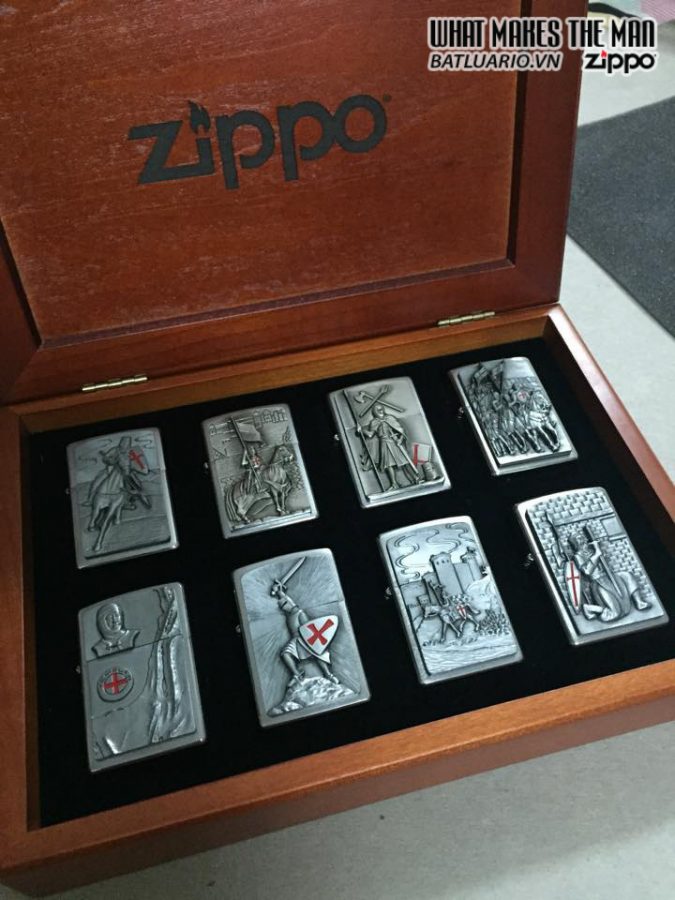 Zippo 8 Cái Limited - Chủ Đề Crusader ( Thập Tự Chinh )