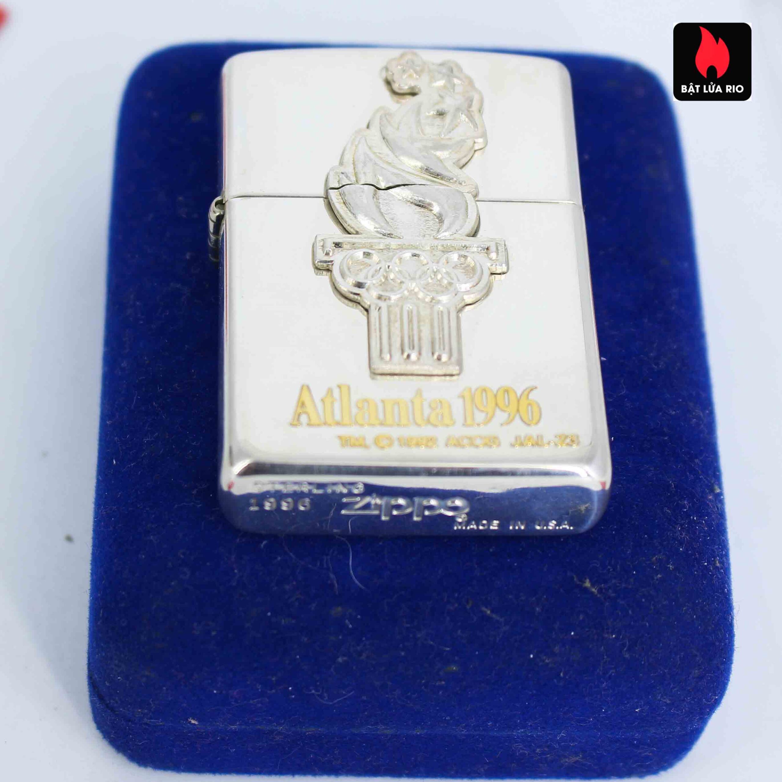 Zippo La Mã 1996 - Sterling Silver - Atlanta 1996