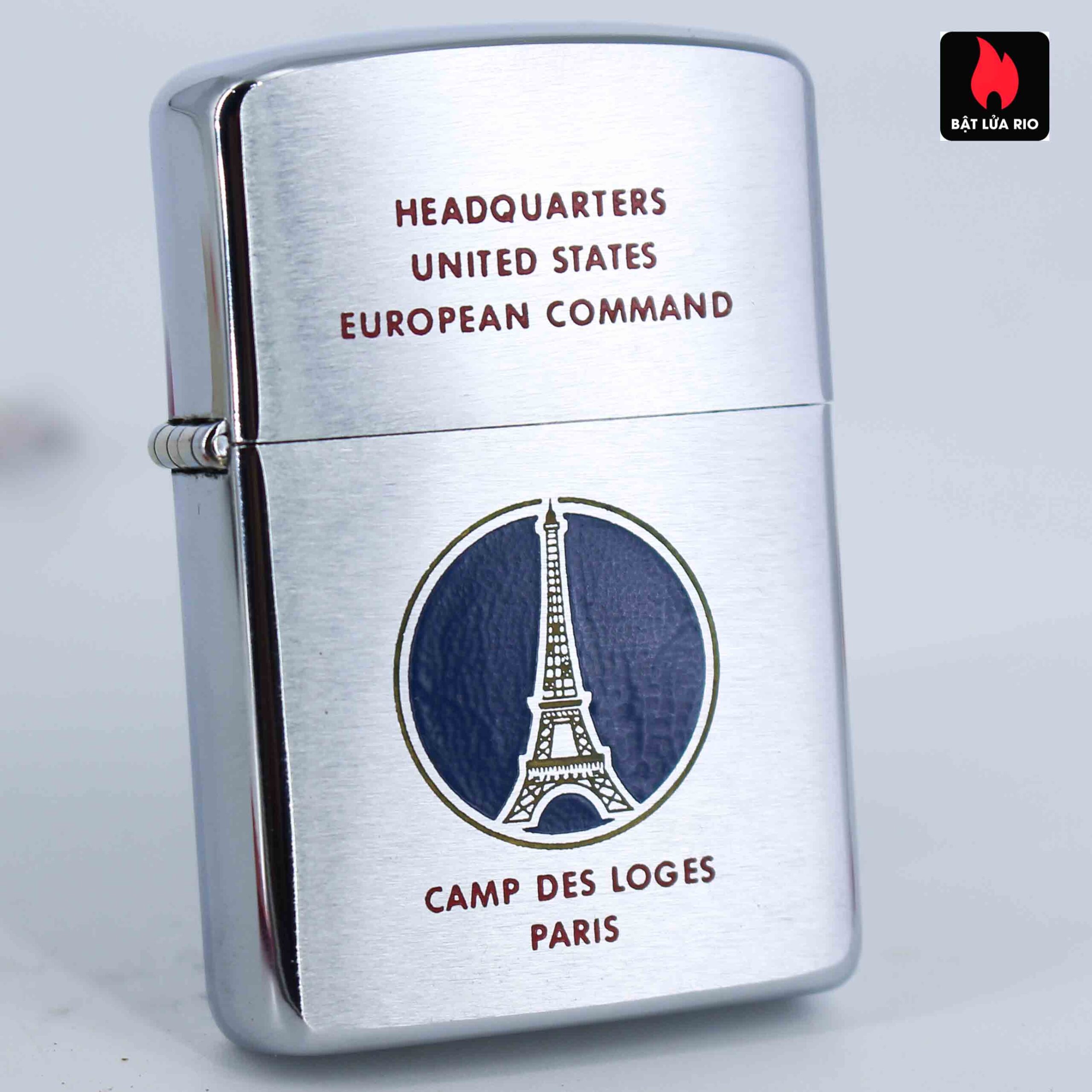 Zippo Xưa 1958 - Camp Des Loges Paris - Headquartes United States ...