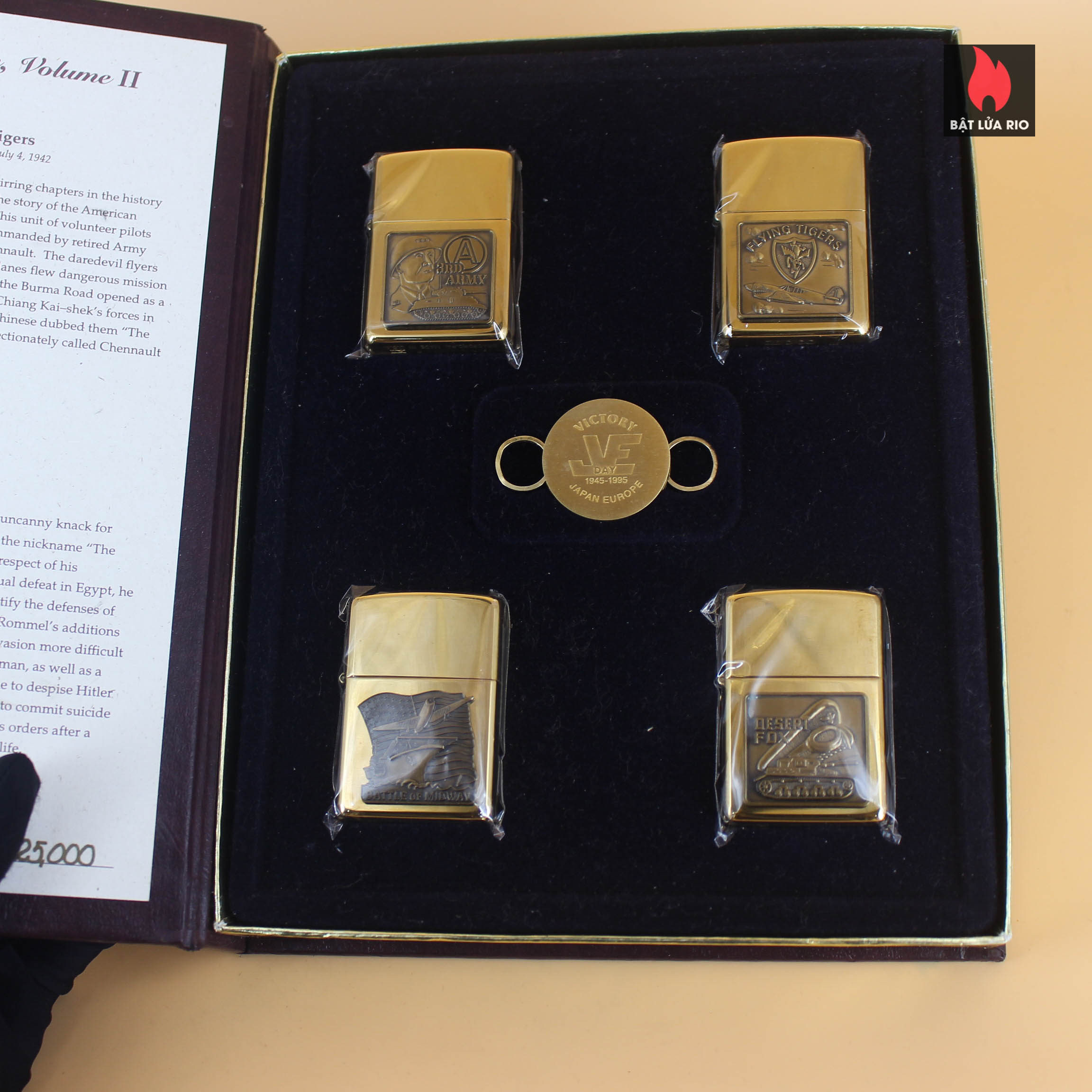 Set Zippo 1996 – Limited Edition Vol 2 – World War II