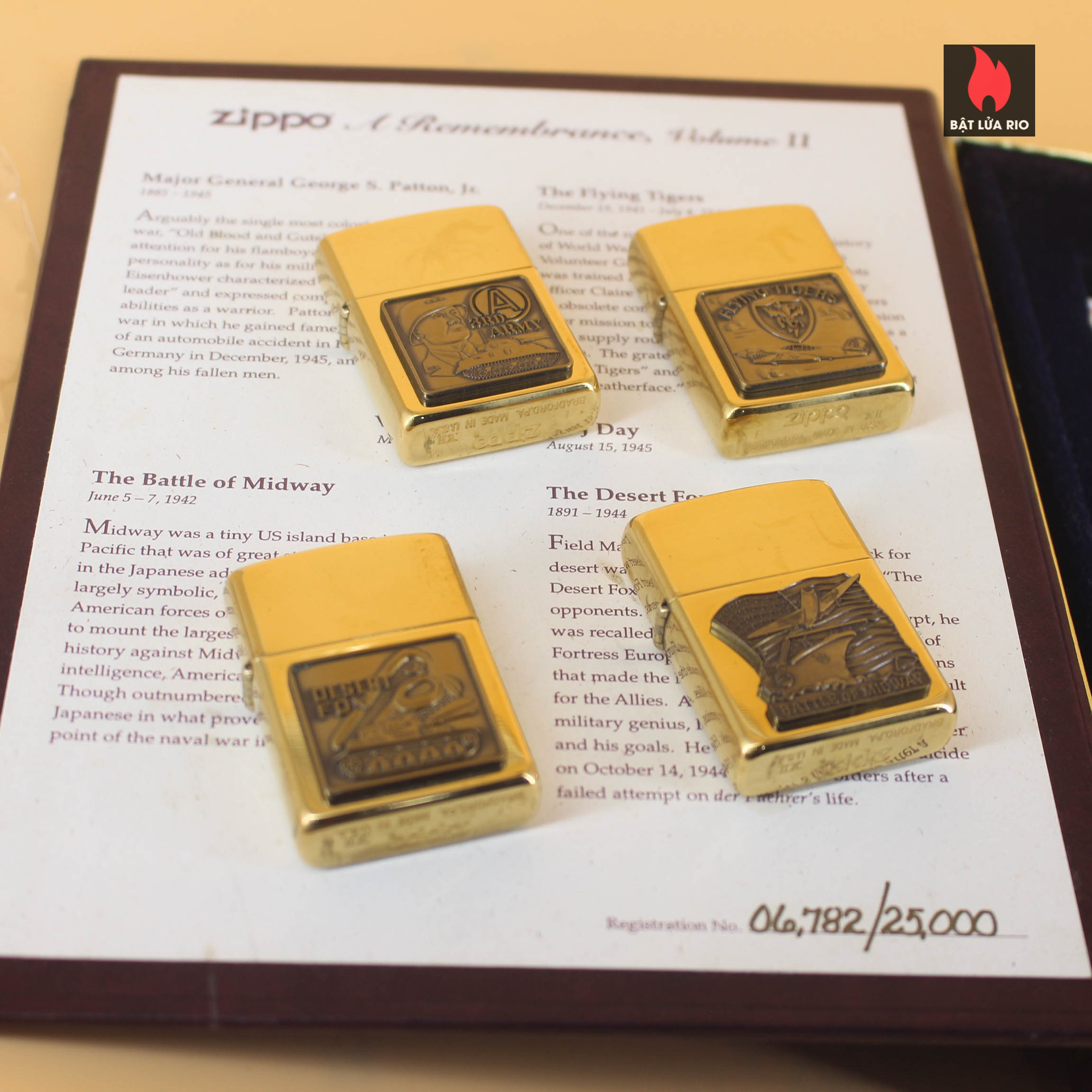 Set Zippo 1996 – Limited Edition Vol 2 – World War II