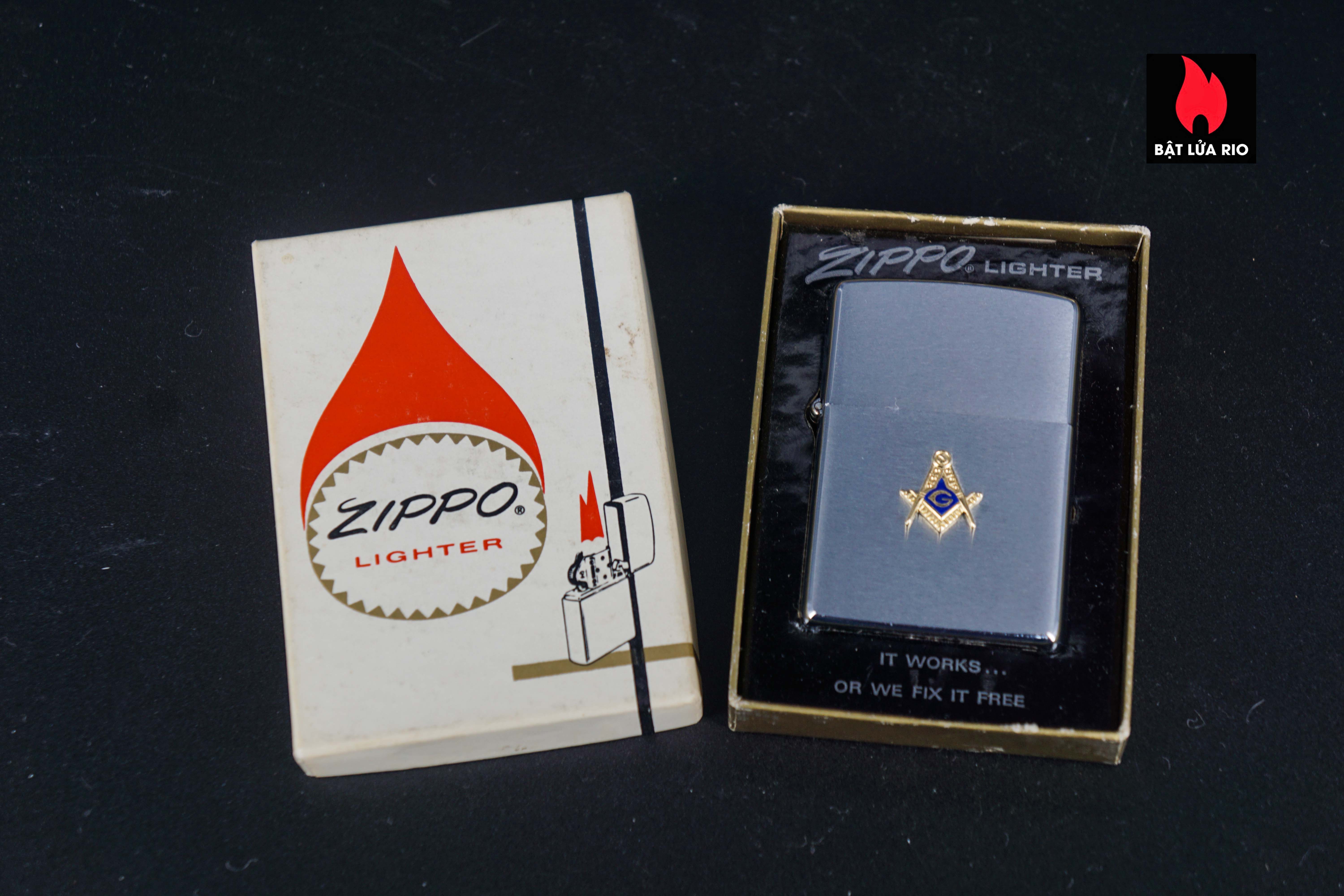 Zippo Xưa 1977 – Masonic