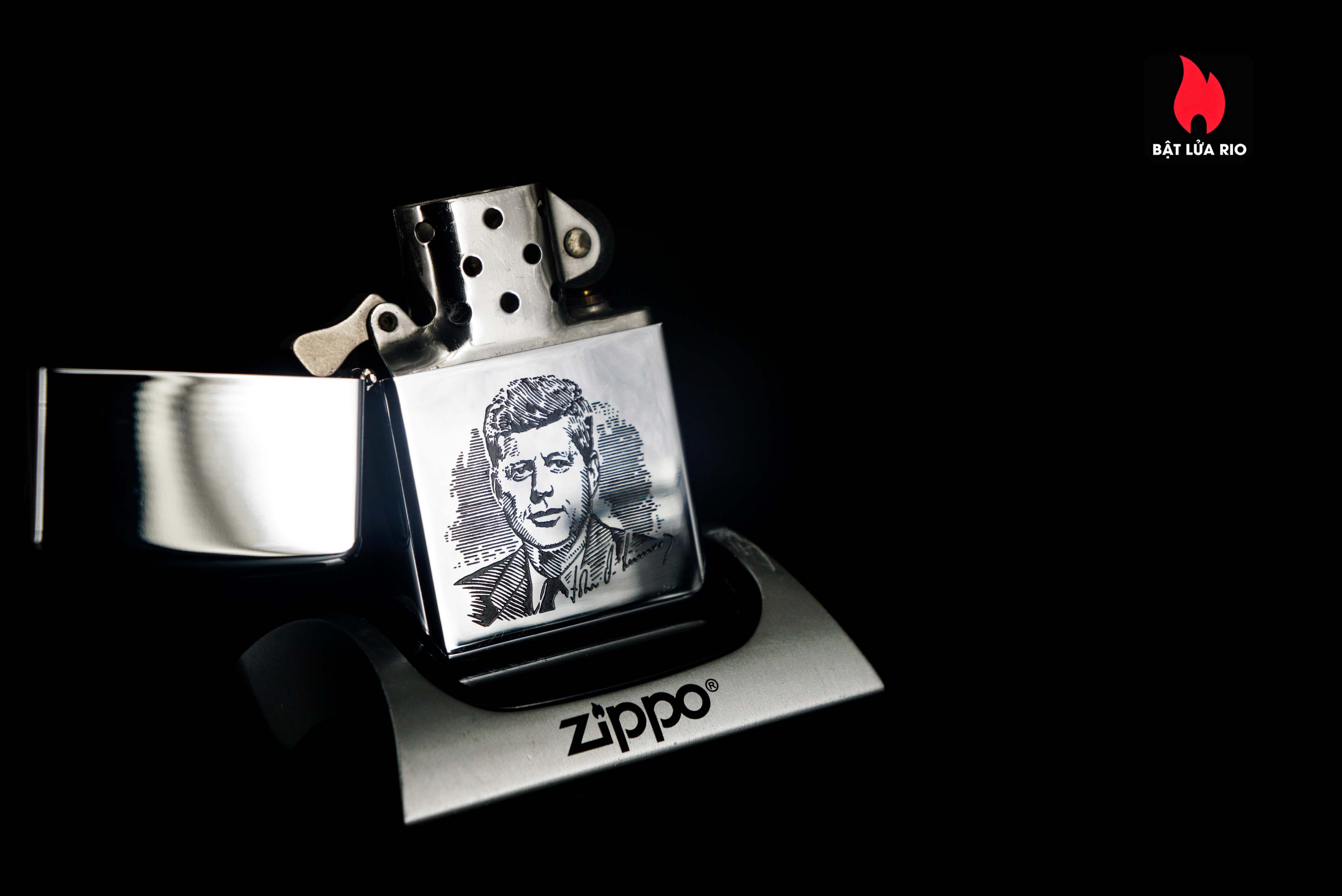 Zippo Xưa 1965 – John F. Kennedy