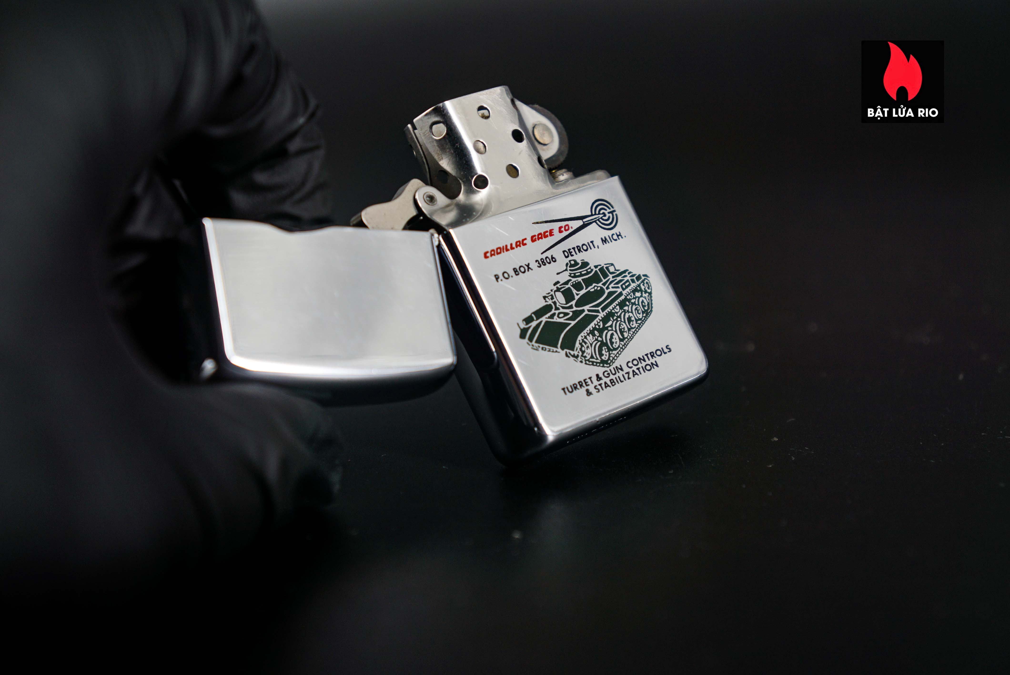 Zippo Xưa 1967 – Turret & Gun Controls & Stabilization