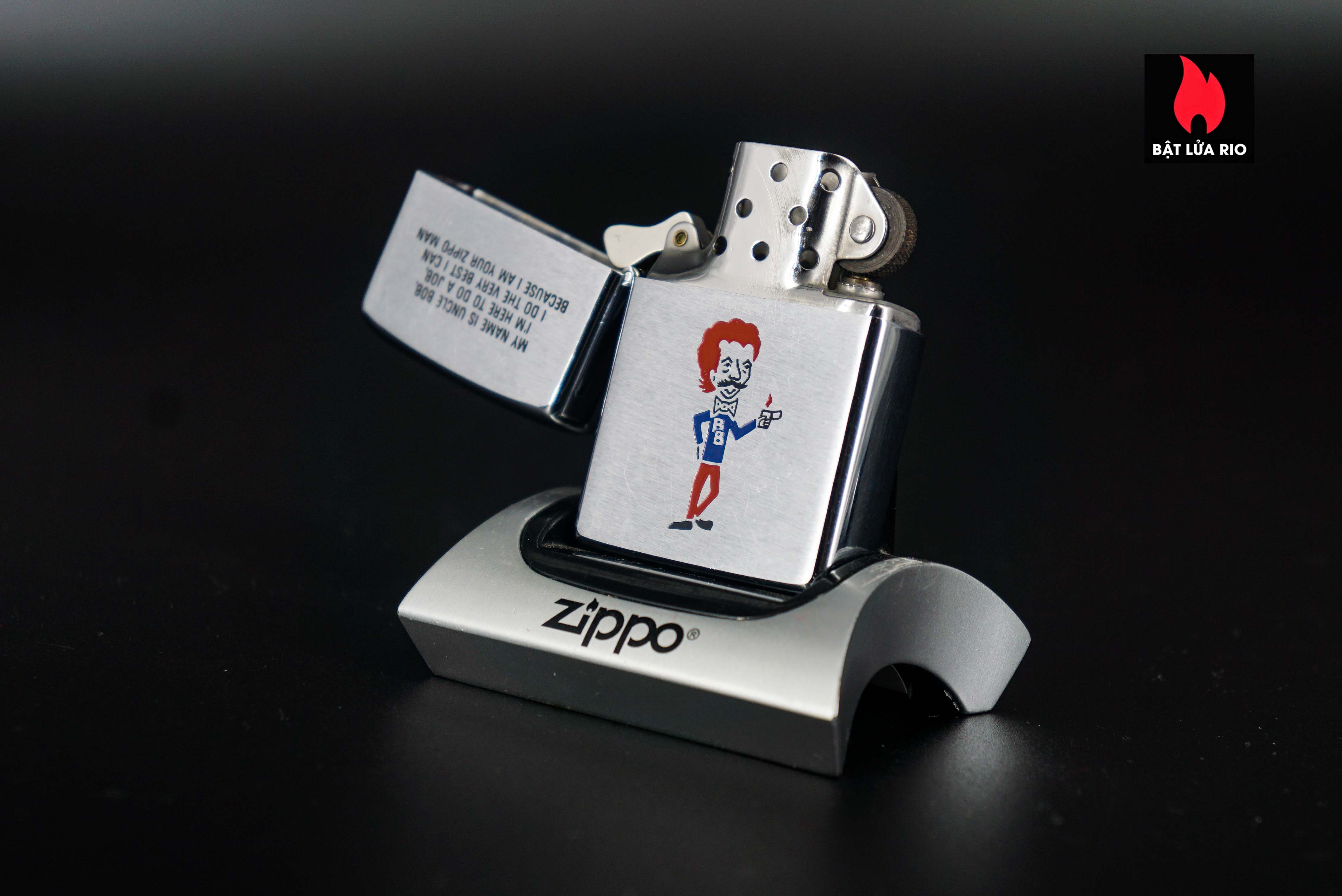 Zippo Xưa 1973 – Zippo Man – Uncle BOB