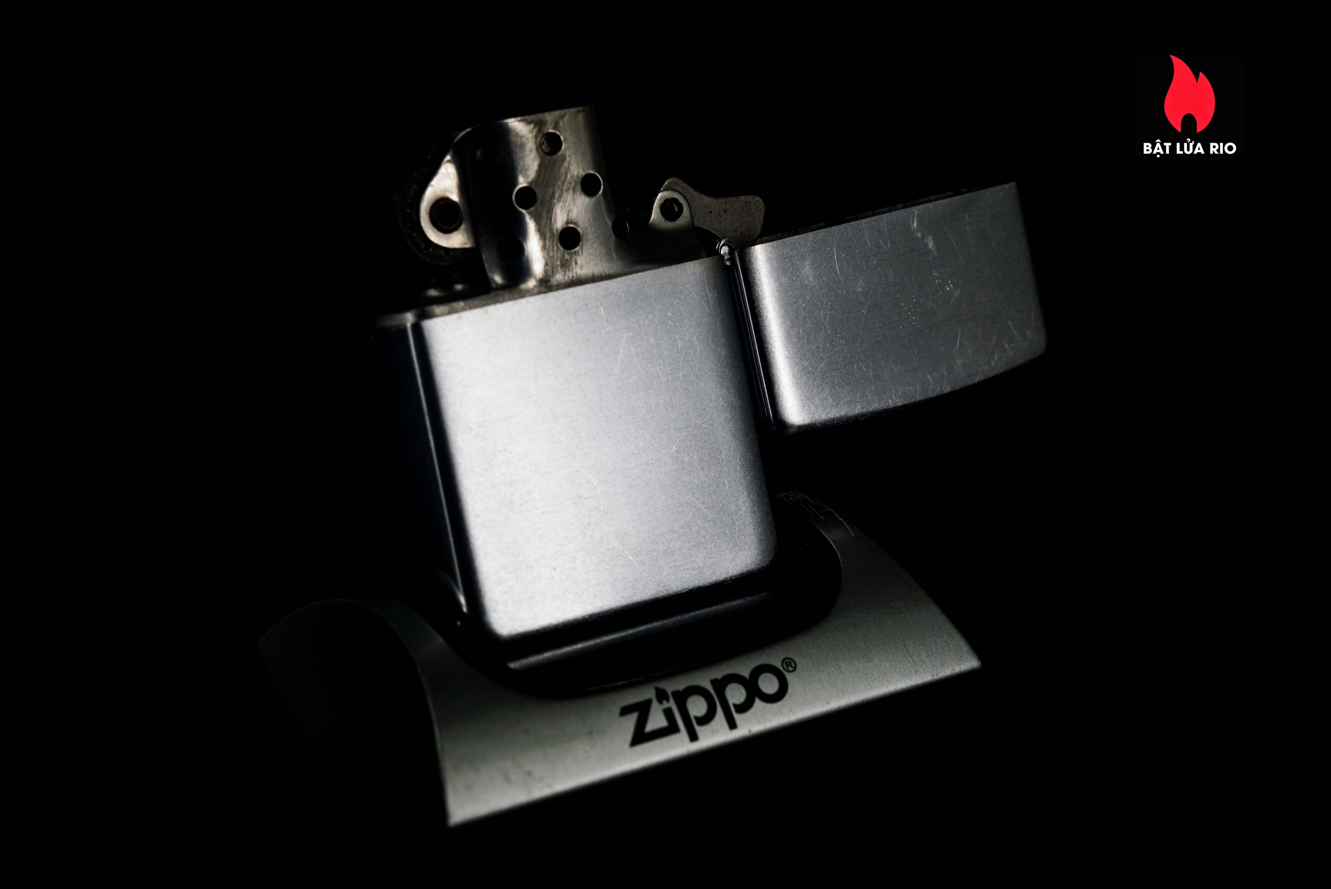 Zippo Xưa 1953 – 1954 – Full Stamp – Uss Wisconsin