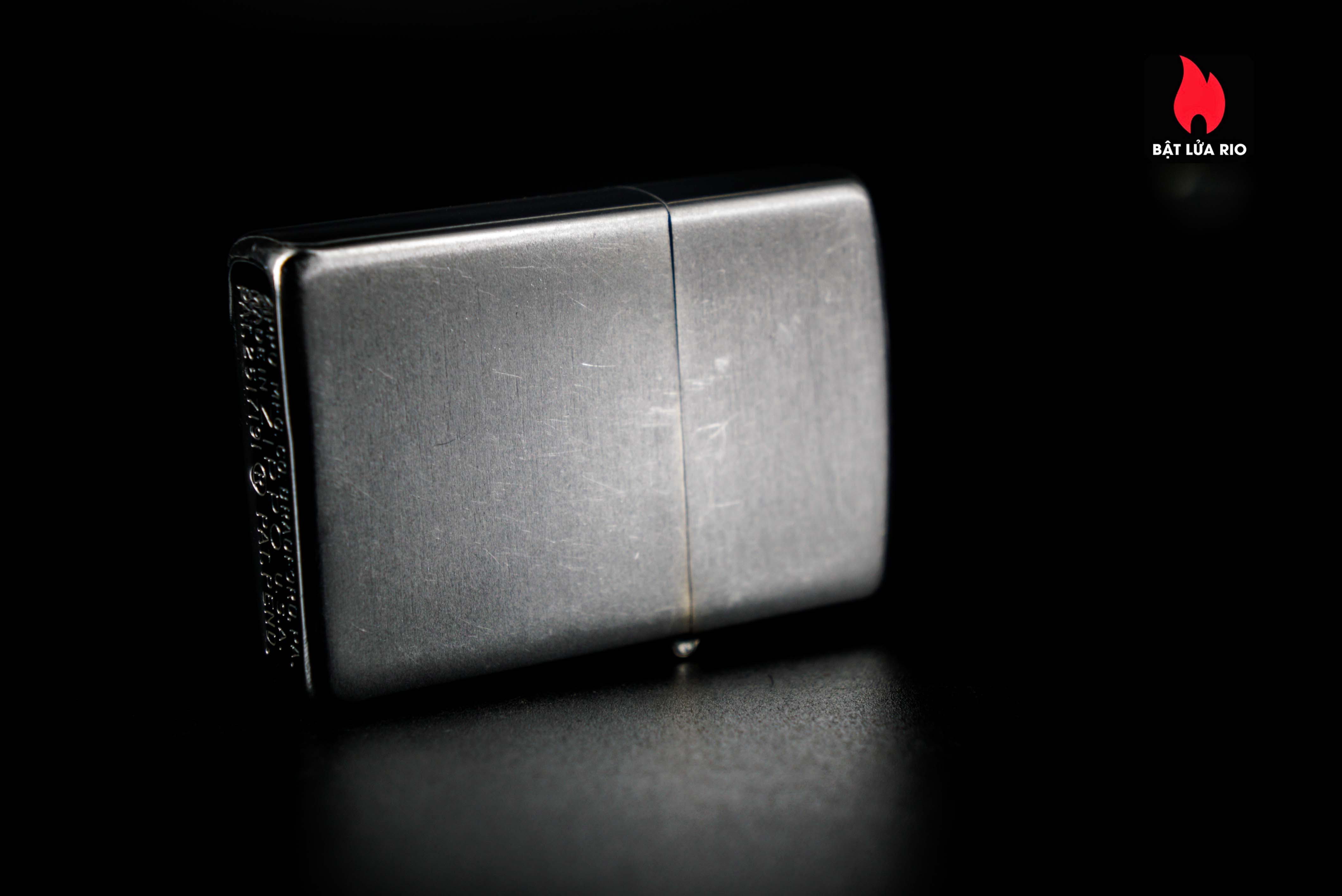 Zippo Xưa 1953 – 1954 – Full Stamp – Uss Wisconsin