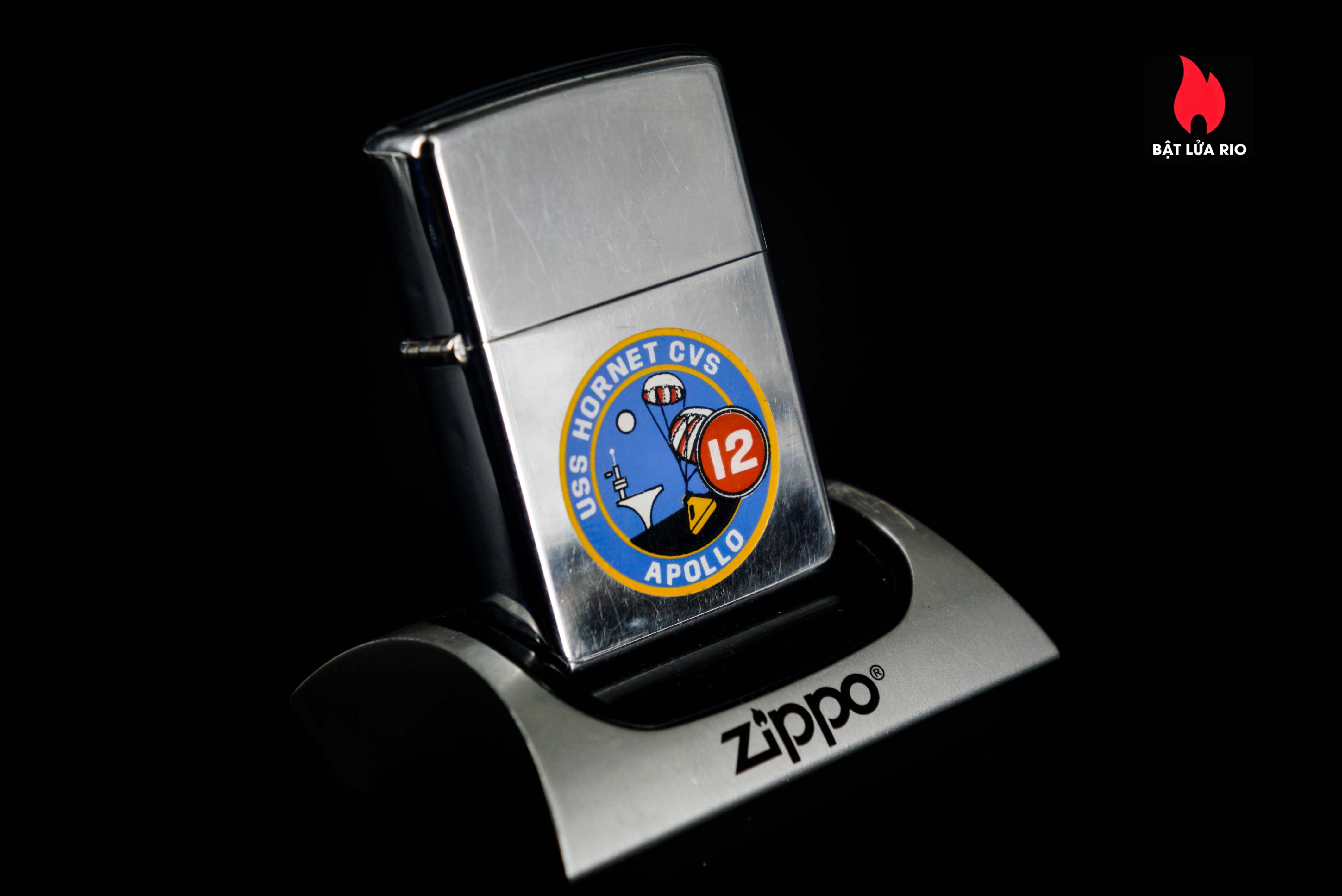Zippo Xưa 1969 – Town & Country – Uss Hornet CVS-12 Apolo