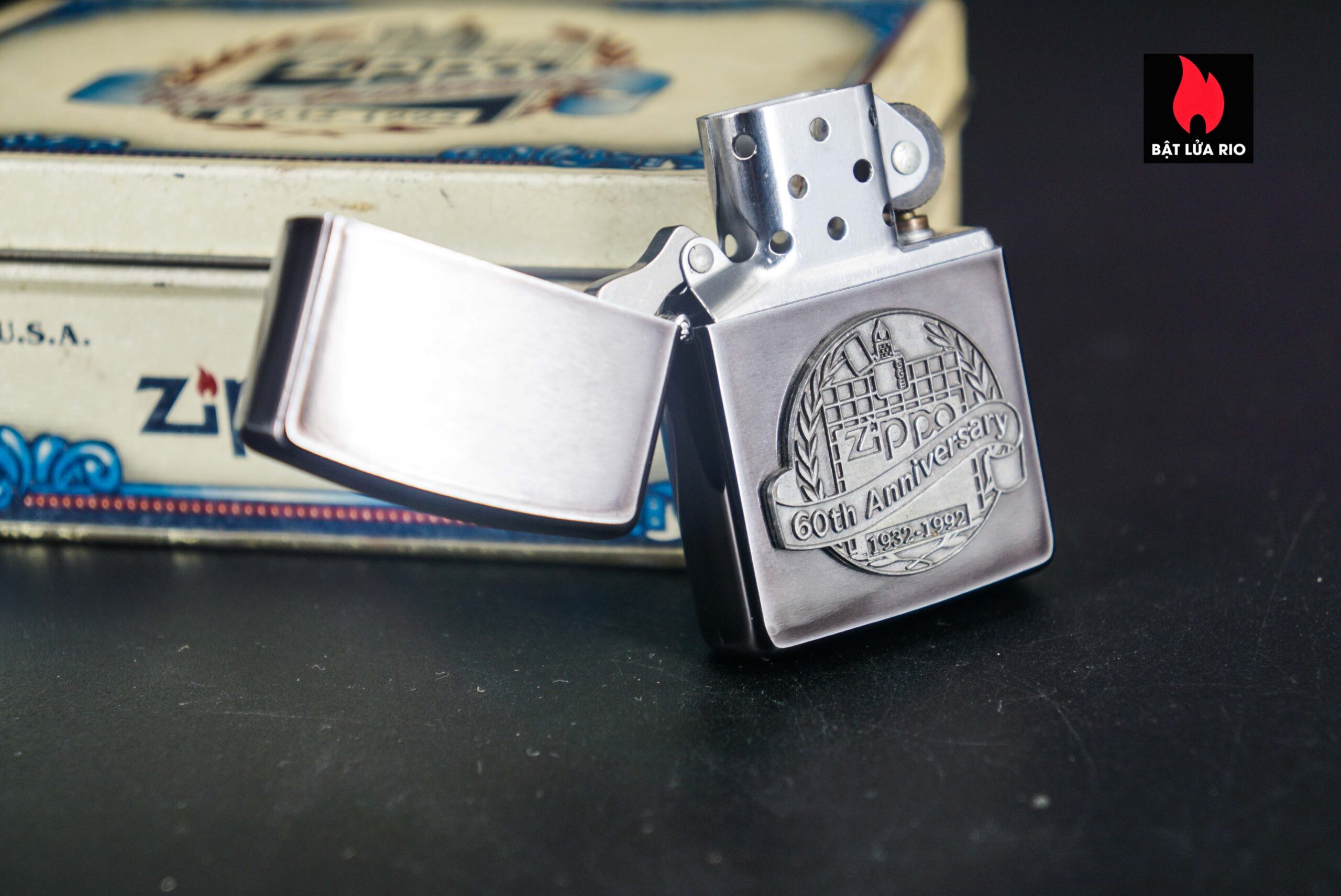 Zippo Chu niên 1932 -1992 – Midnight – 60th Anniversary Limited Edition