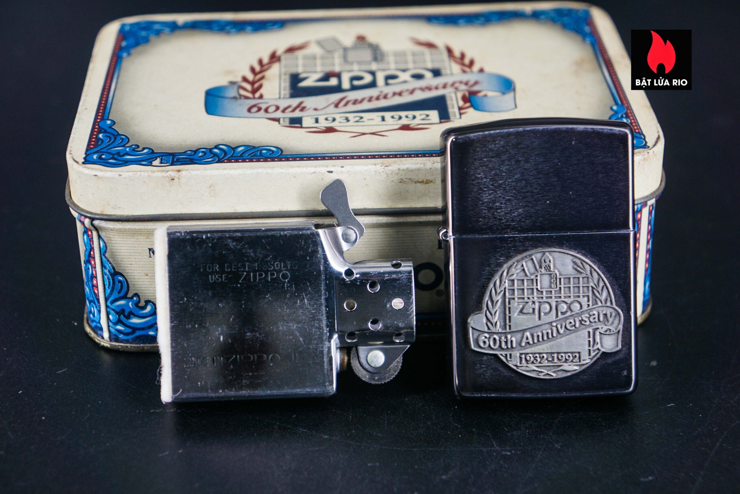 Zippo Chu niên 1932 -1992 – Midnight – 60th Anniversary Limited Edition