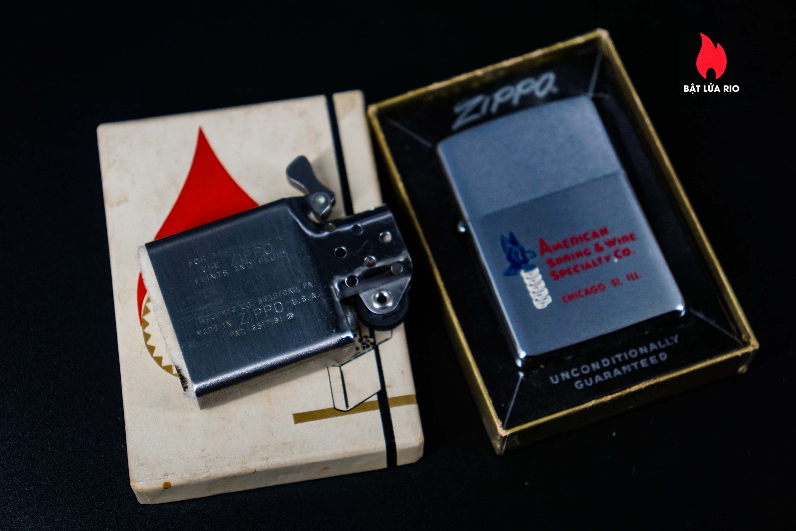 Zippo Xưa 1963 – American Spring & Wire Specialty