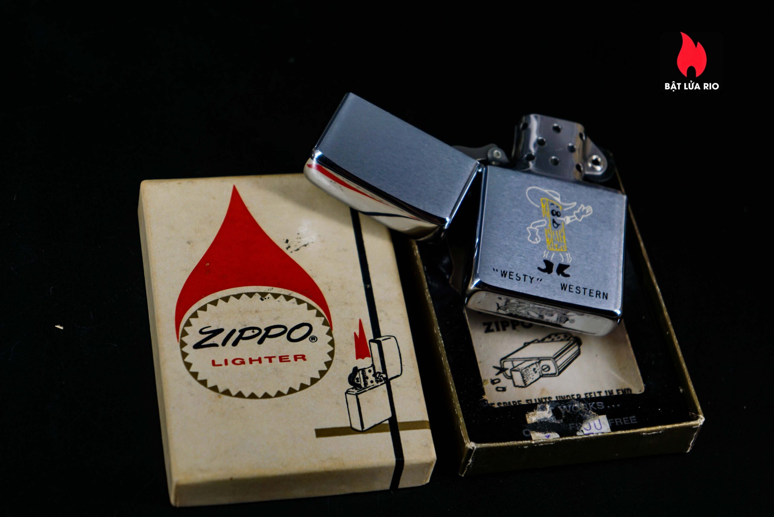 Zippo Xưa 1963 – WESTY Western