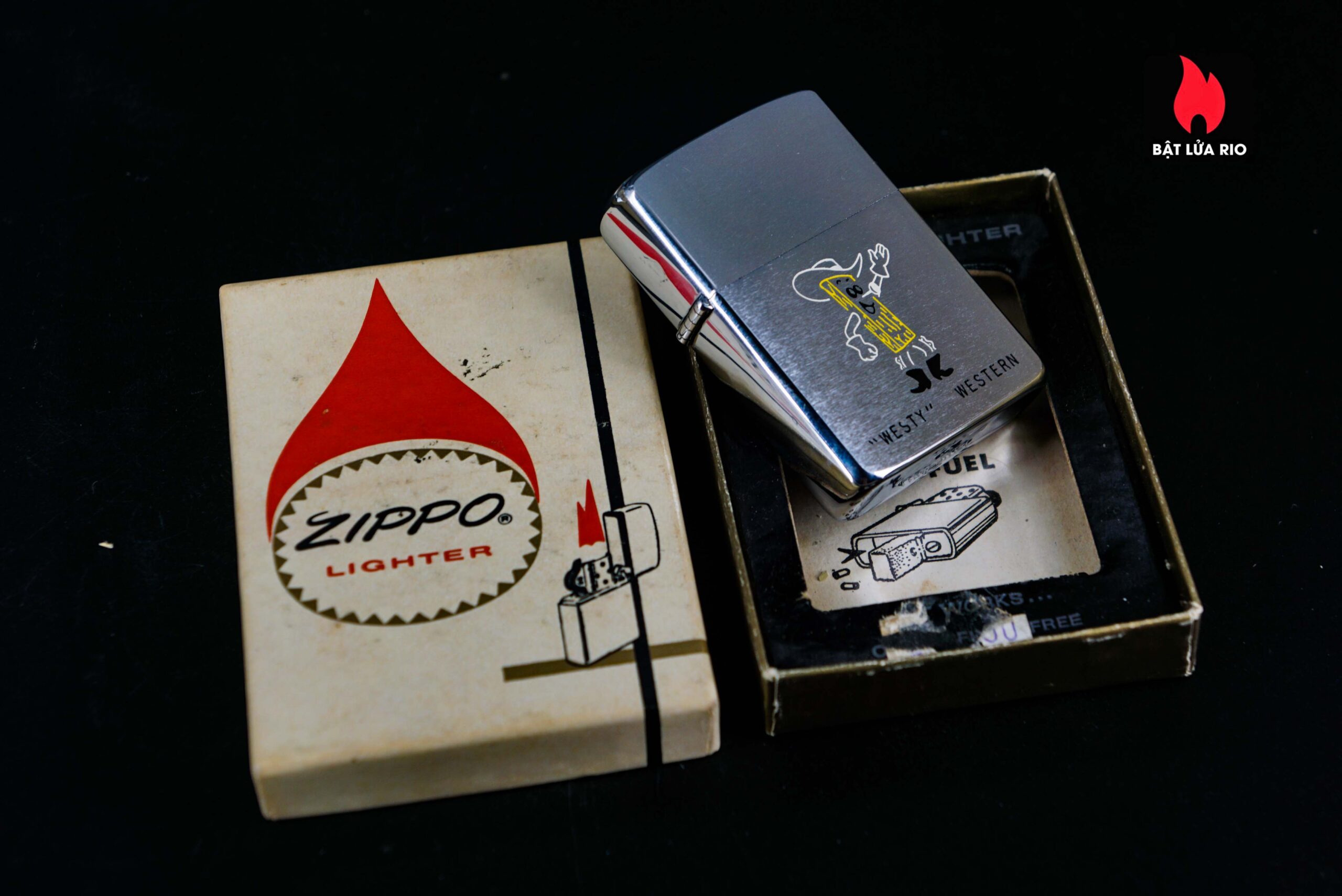 Zippo Xưa 1963 – WESTY Western