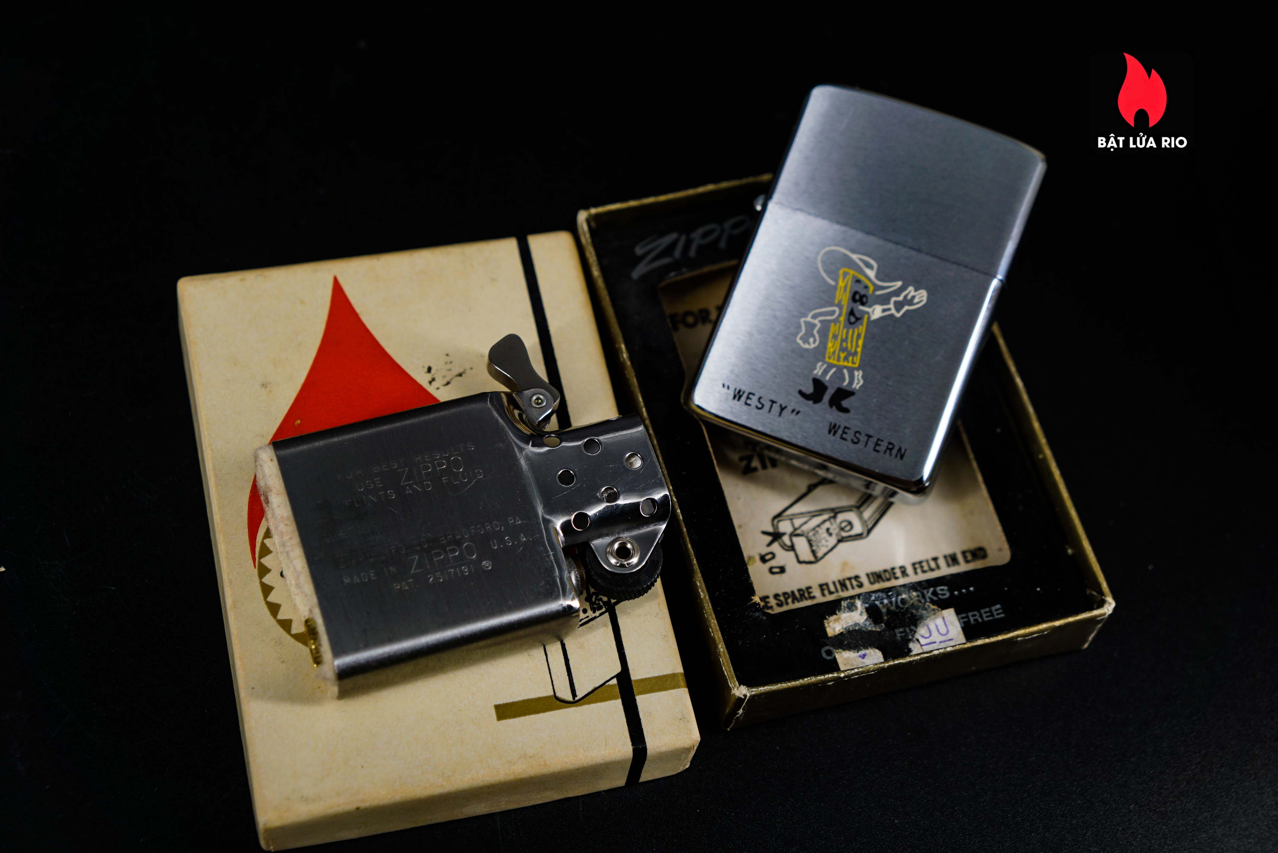 Zippo Xưa 1963 – WESTY Western