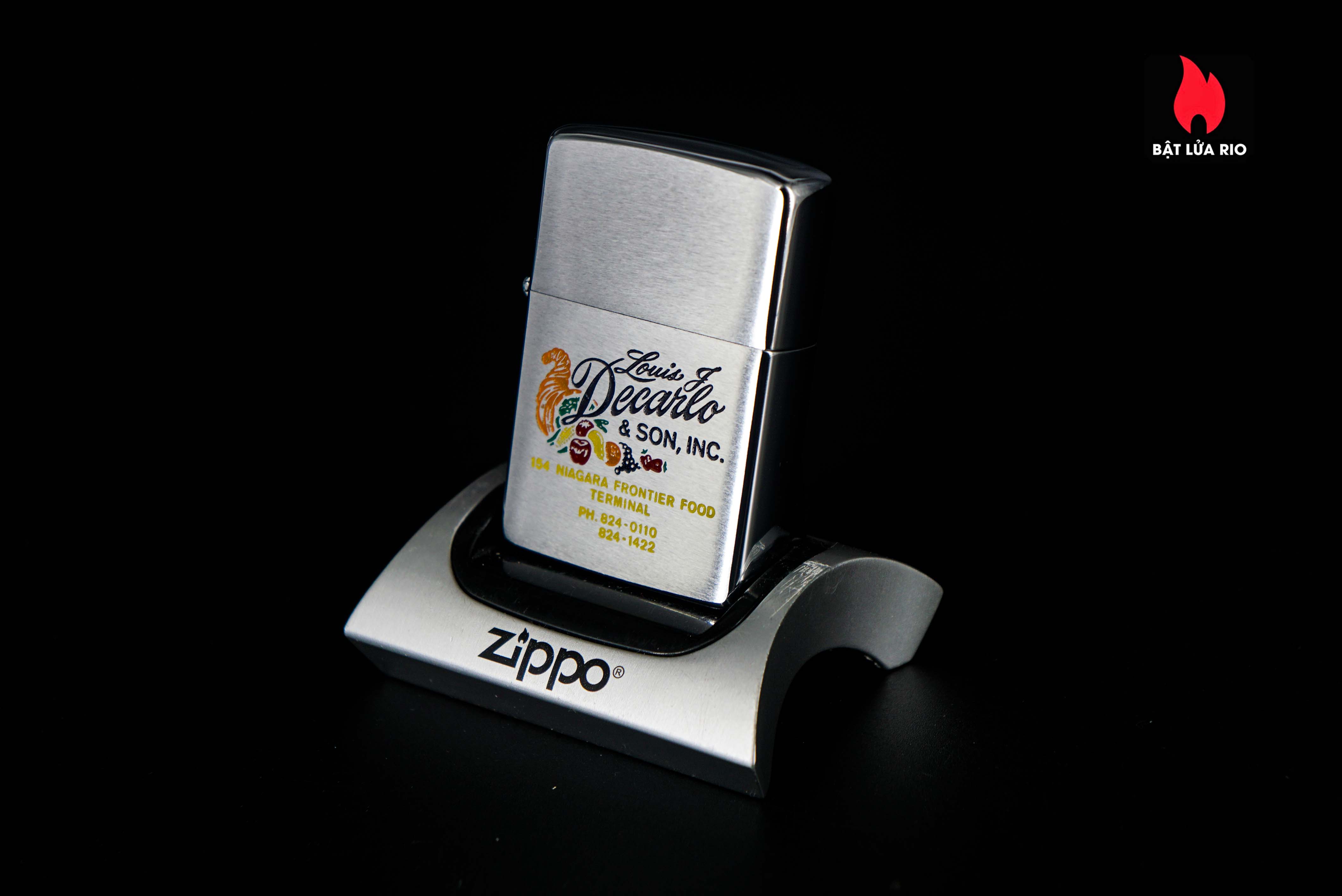 Zippo Xưa 1978 – Louis J Decarlo& Son