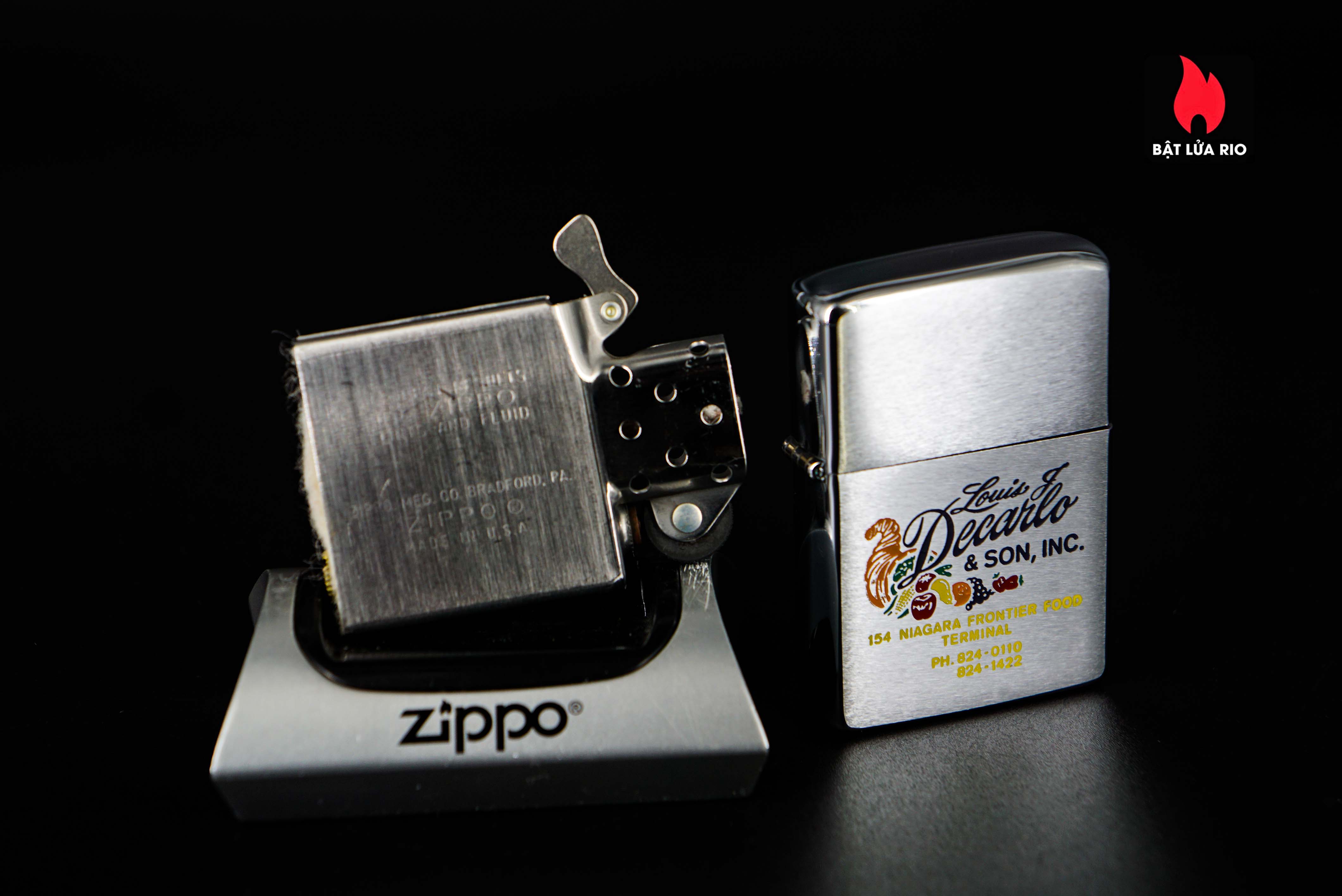 Zippo Xưa 1978 – Louis J Decarlo& Son