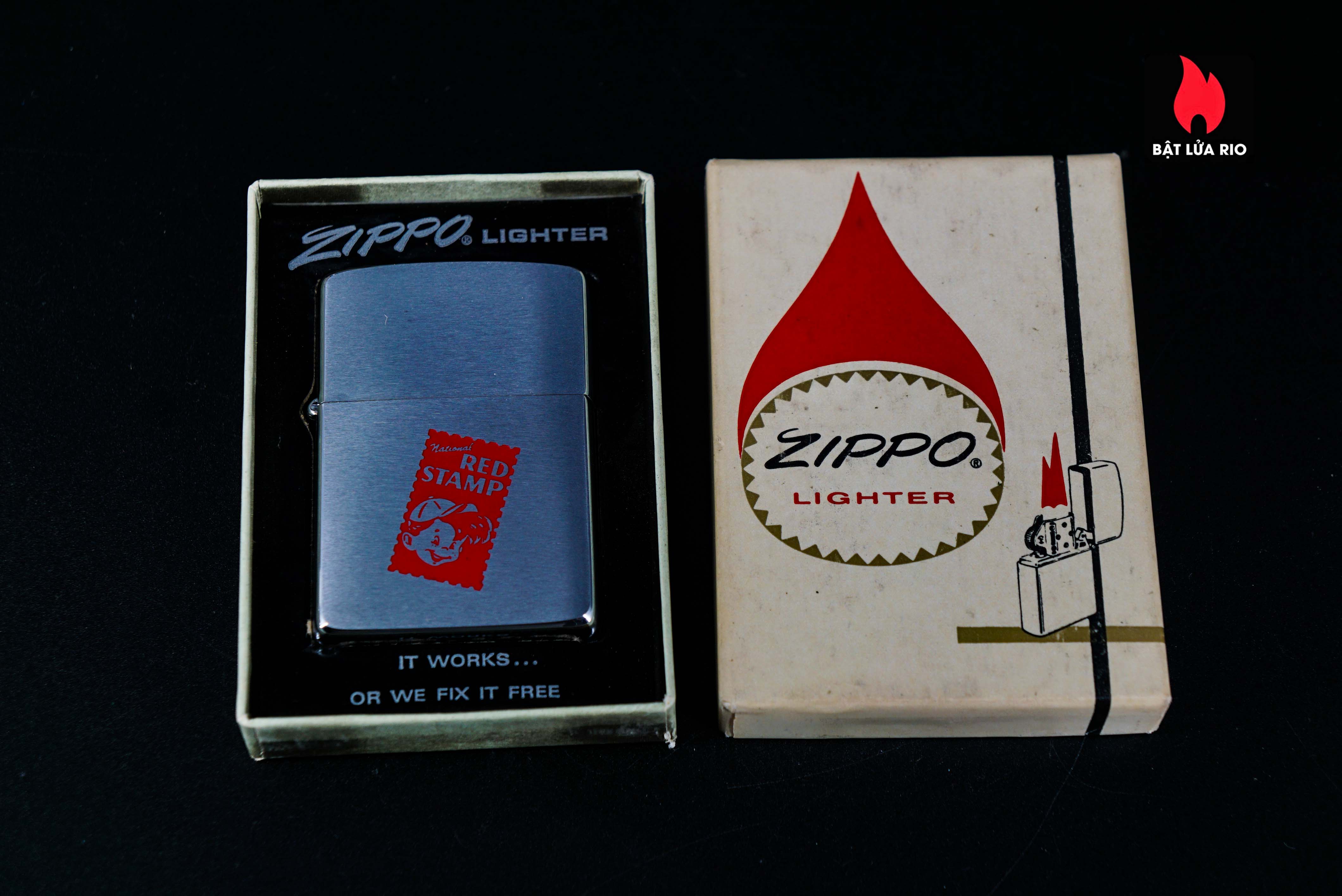 Zippo Xưa 1961 – National Red Stamp