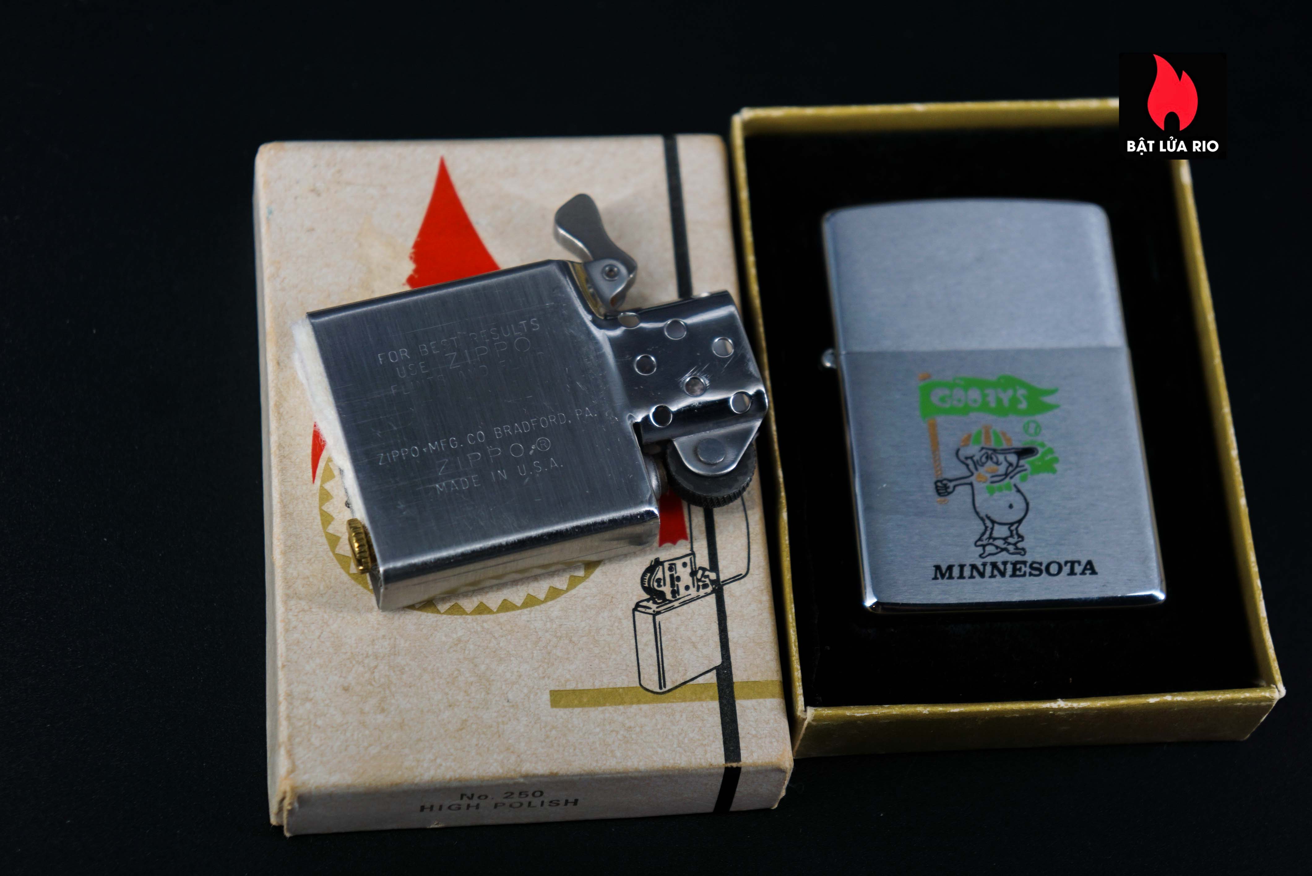 Zippo Xưa 1977 – Minnesota Goofy's