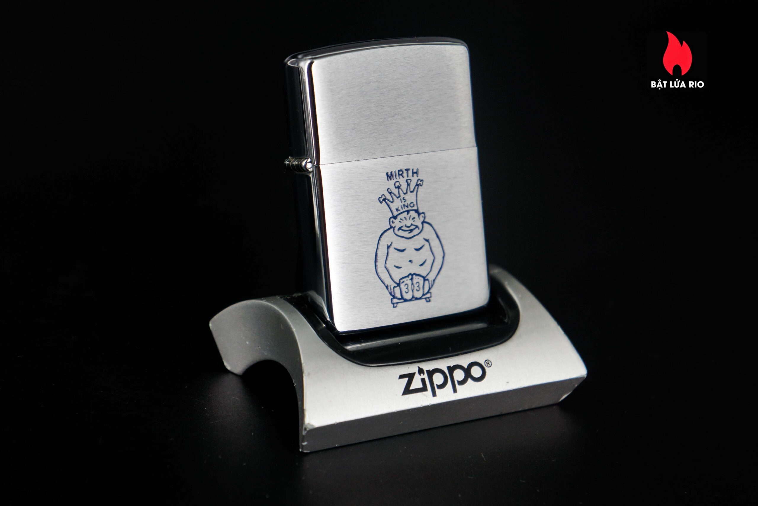 Zippo Xưa 1977 – Royal Order of Jesters Mirth is King