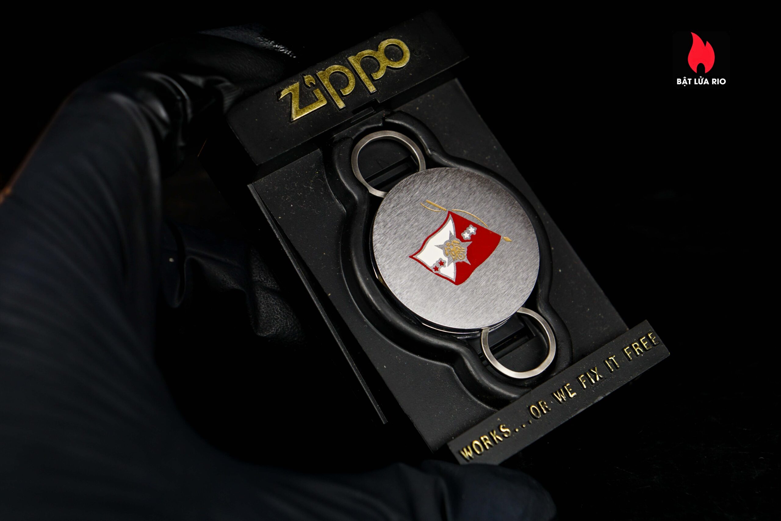 Zippo Key Holder Chief Of Staff US Army