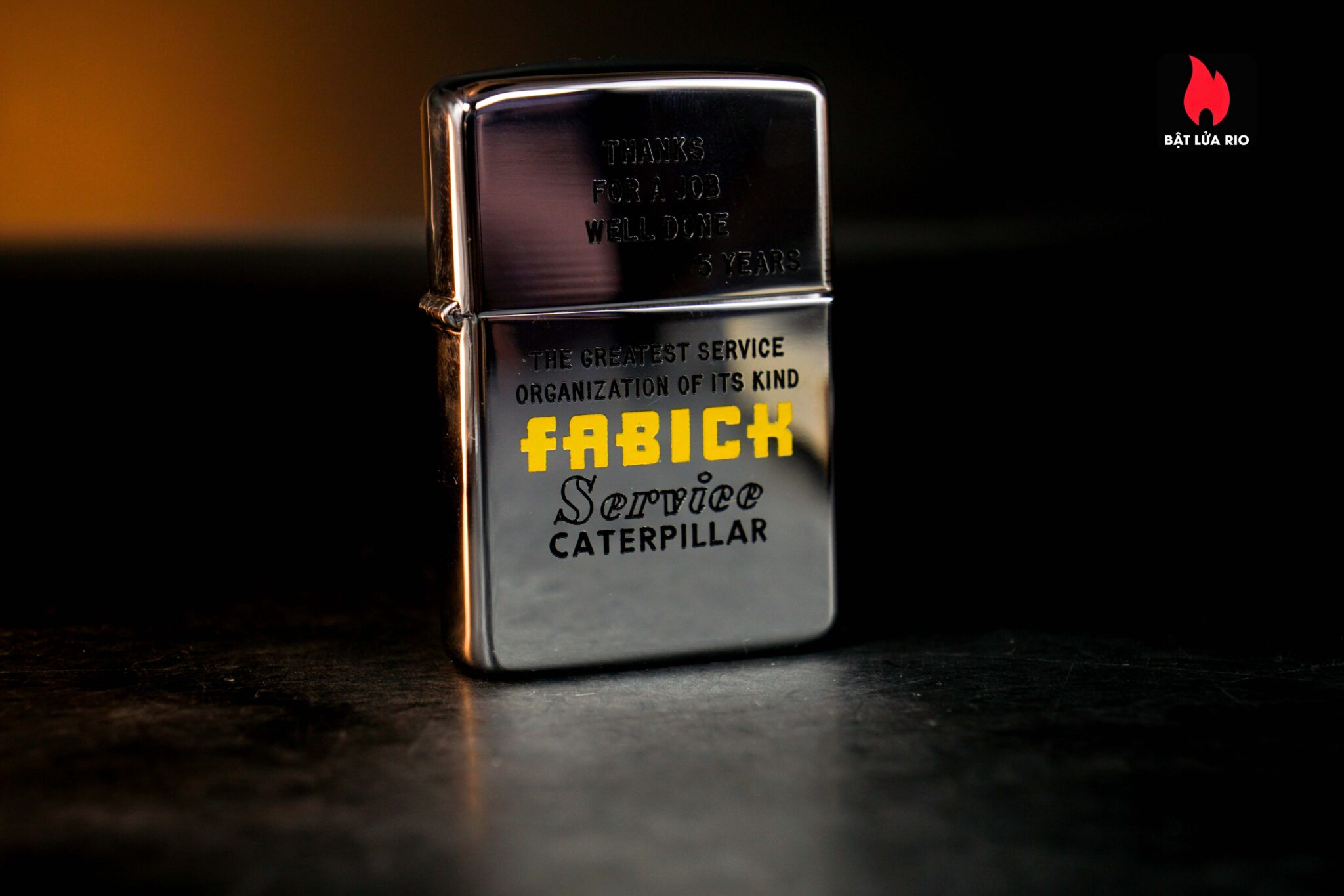 Zippo Xưa 1961 – Caterpillar Fabick 5 Years