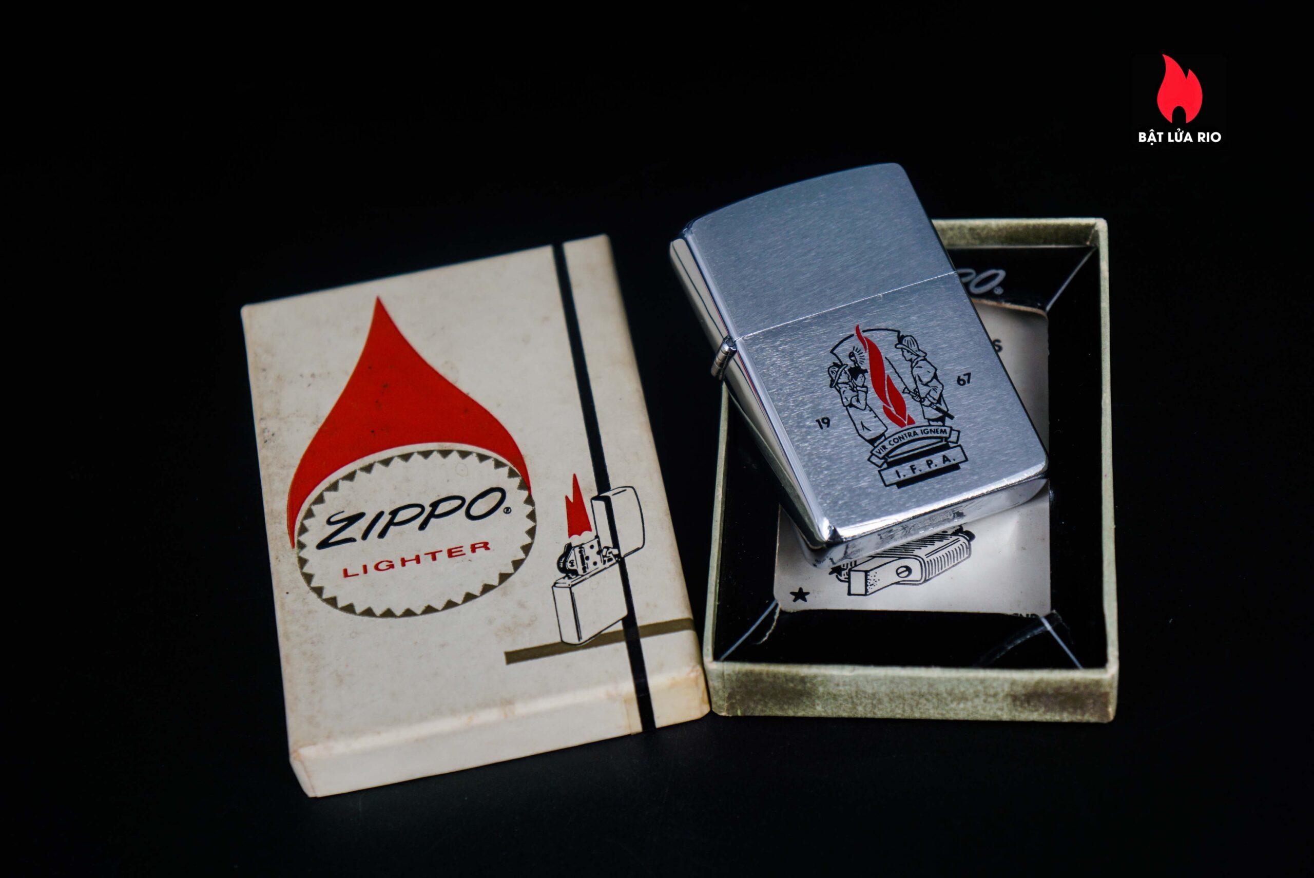 Zippo Xưa 1967 – International Fire Police Association I.F.P.A