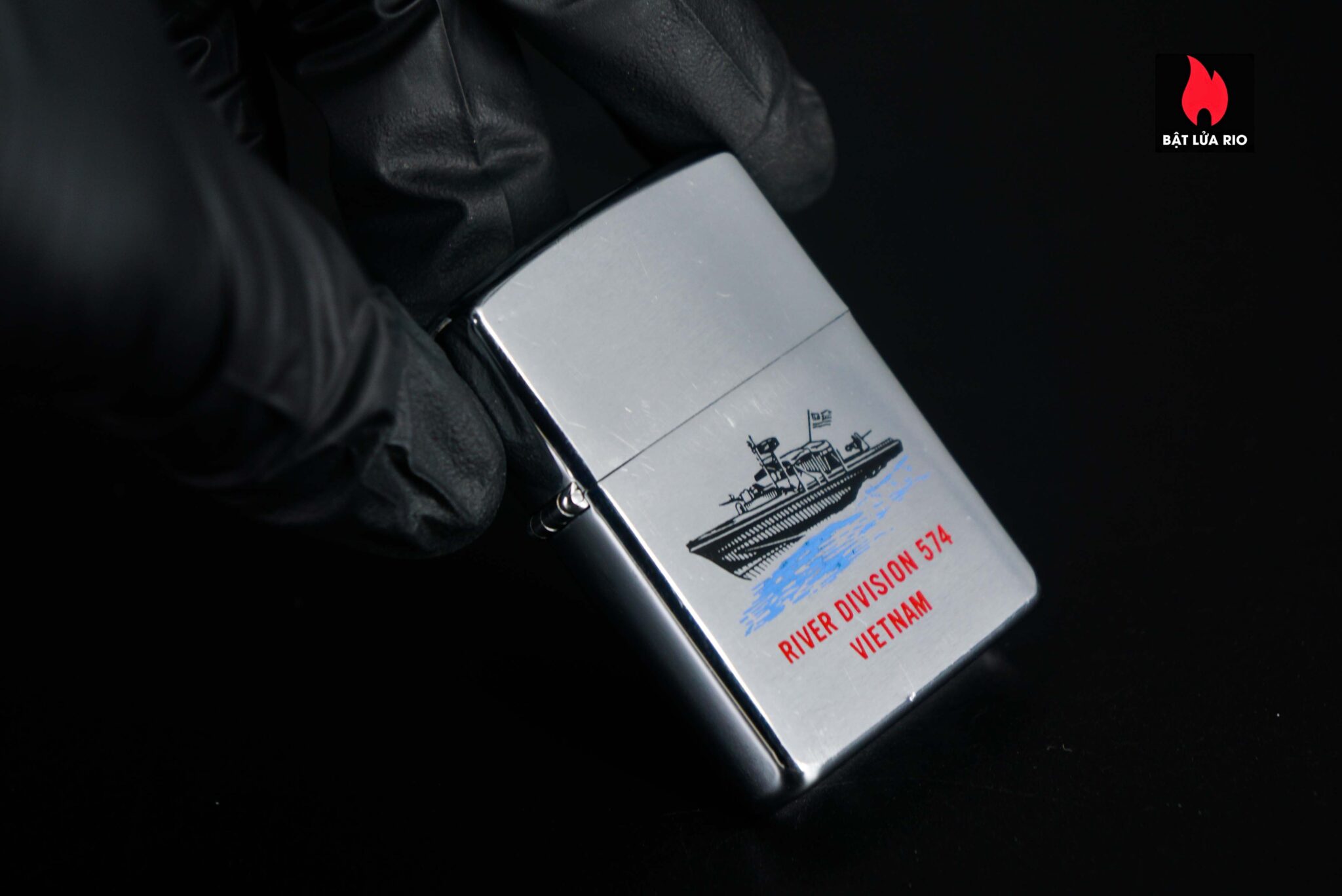 Zippo Xưa 1969 – VietNam War – VietNam River Division 574 – Sư đoàn ...